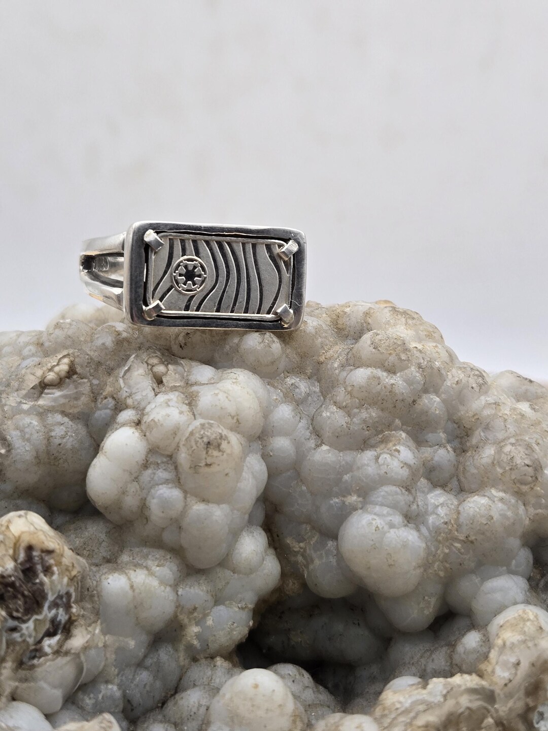 Galactic Imperial Ring ,beskar Ingot Hand Made - Etsy