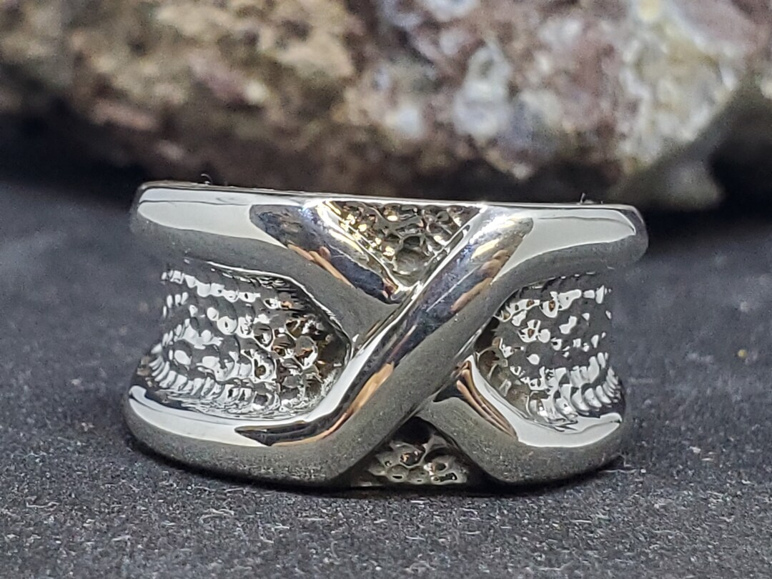 Goku Black/ Merged Zamasu Time Ring,sterling Silver, Hand Carved Design ...