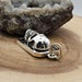 Big Dog Tag Pendant, Big Memento Mori Design, Hexagonal Shape,skull ...