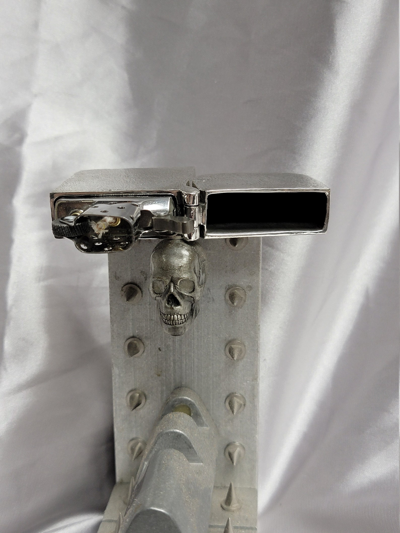 Sterling Silver. 925 Zippo Lighter Case Patina Darkened - Etsy