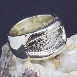 Goku Black/ Merged Zamasu Time Ring,sterling Silver, Hand Carved Design ...
