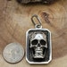 Big Dog Tag Pendant, Big Memento Mori Design, Hexagonal Shape,skull ...