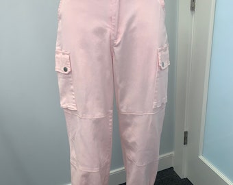 Kidcore Pink Cargo Pants - Etsy