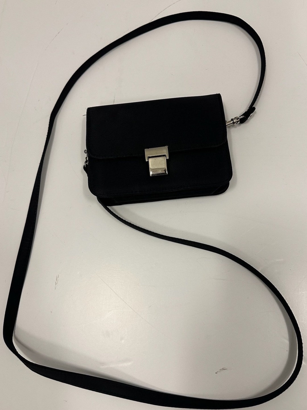 Black Nylon Clutch With Removable Strap - Etsy