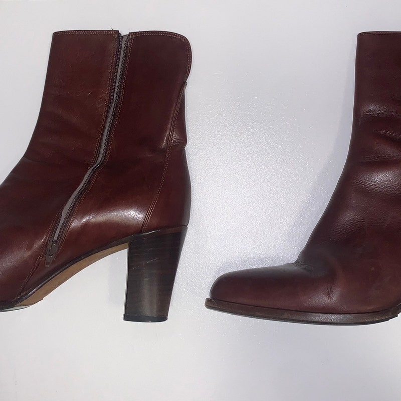 Italian Leather Booties - Etsy