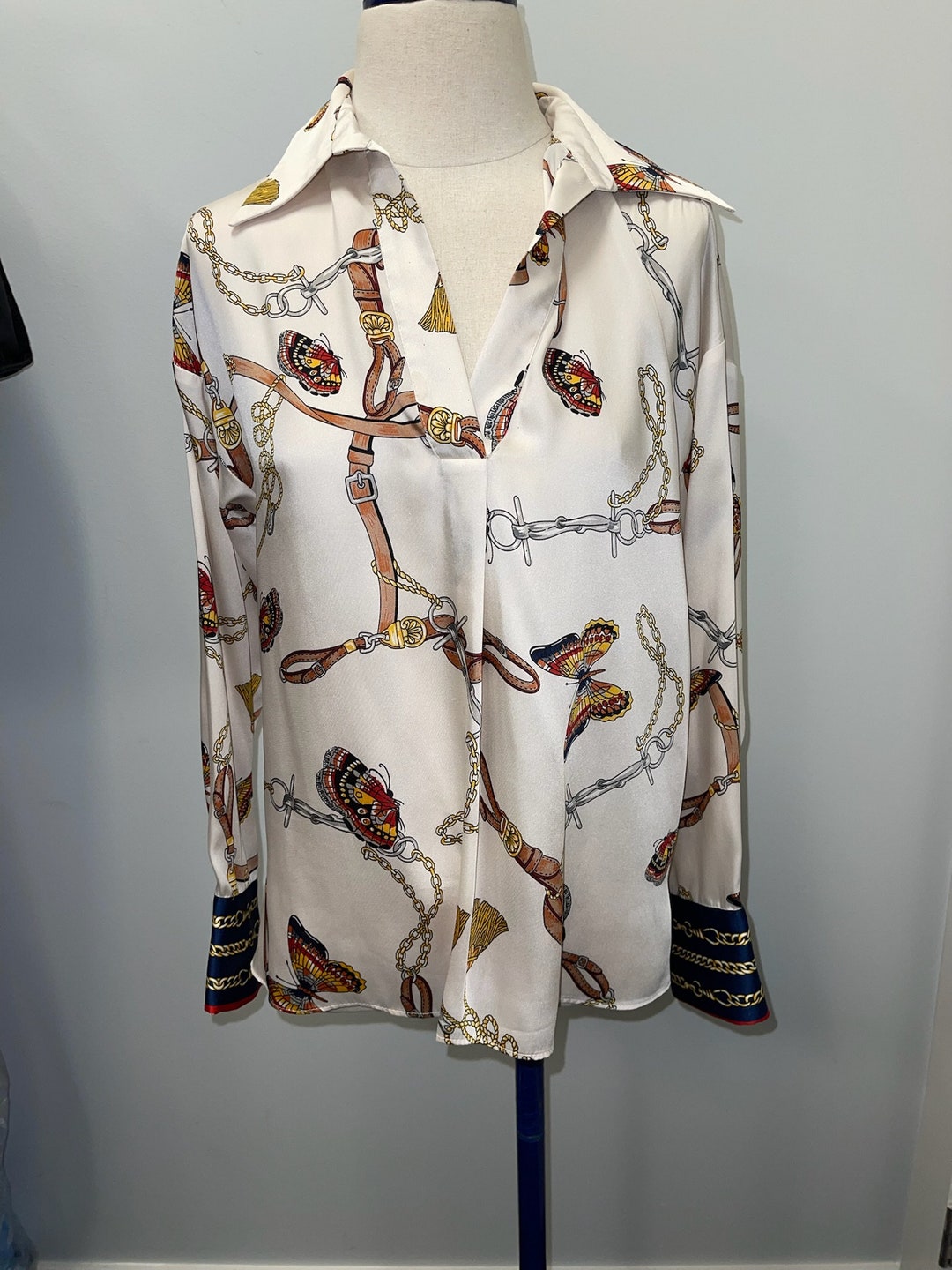 Butterfly Chain Blouse - Etsy