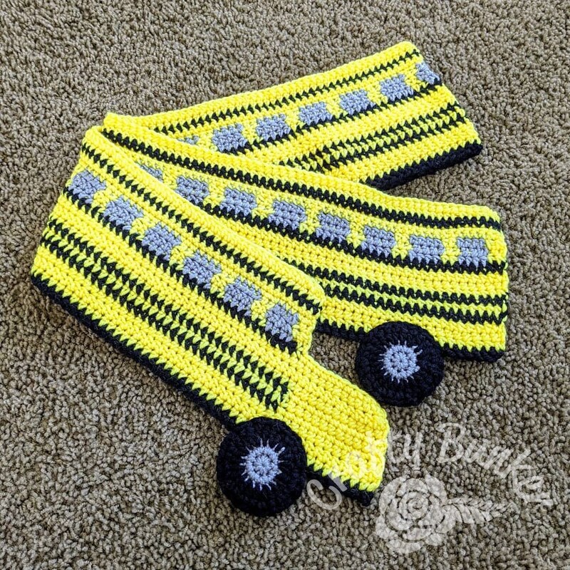 School Bus Scarf - Etsy