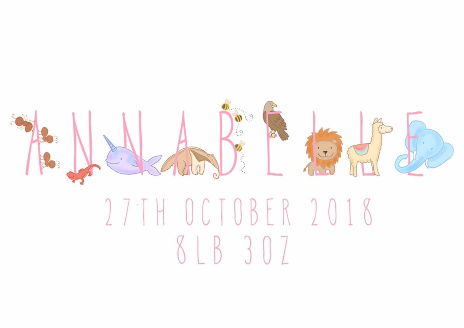 Children's name art word art illustrated print | Etsy