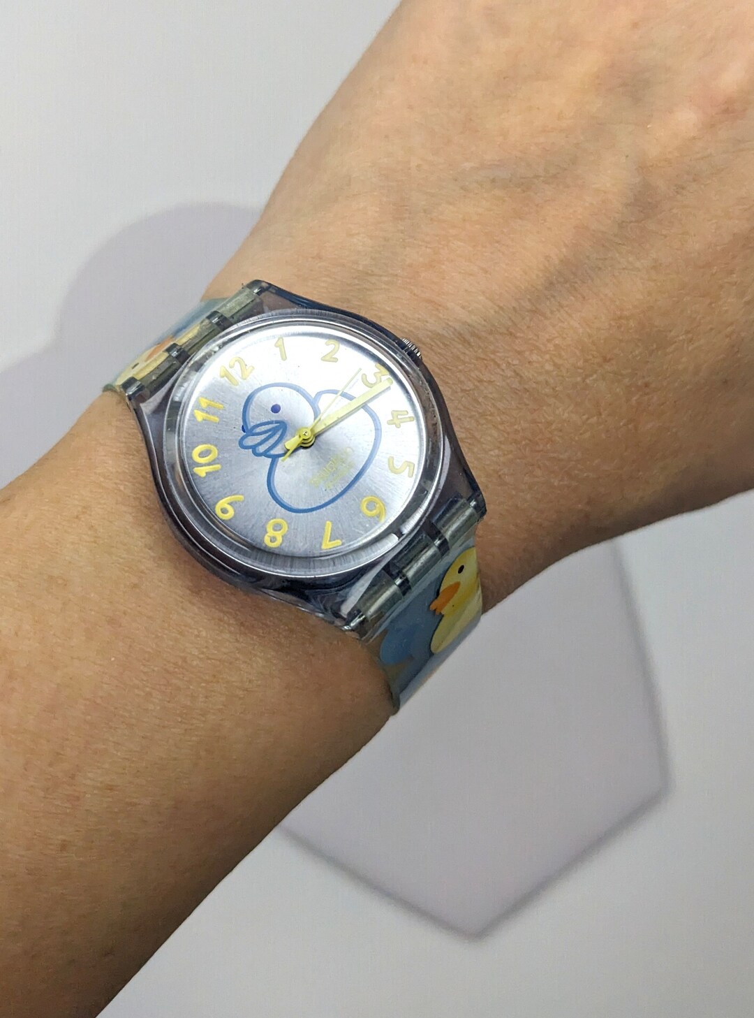 Vintage Swatch Watch 2003 Ducky Bath GN214 New Battery, Unisex Design ...