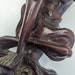 Vintage Chinese Carved Wooden Lohan Emaciated Elder Sculpture 8.5 Tall ...