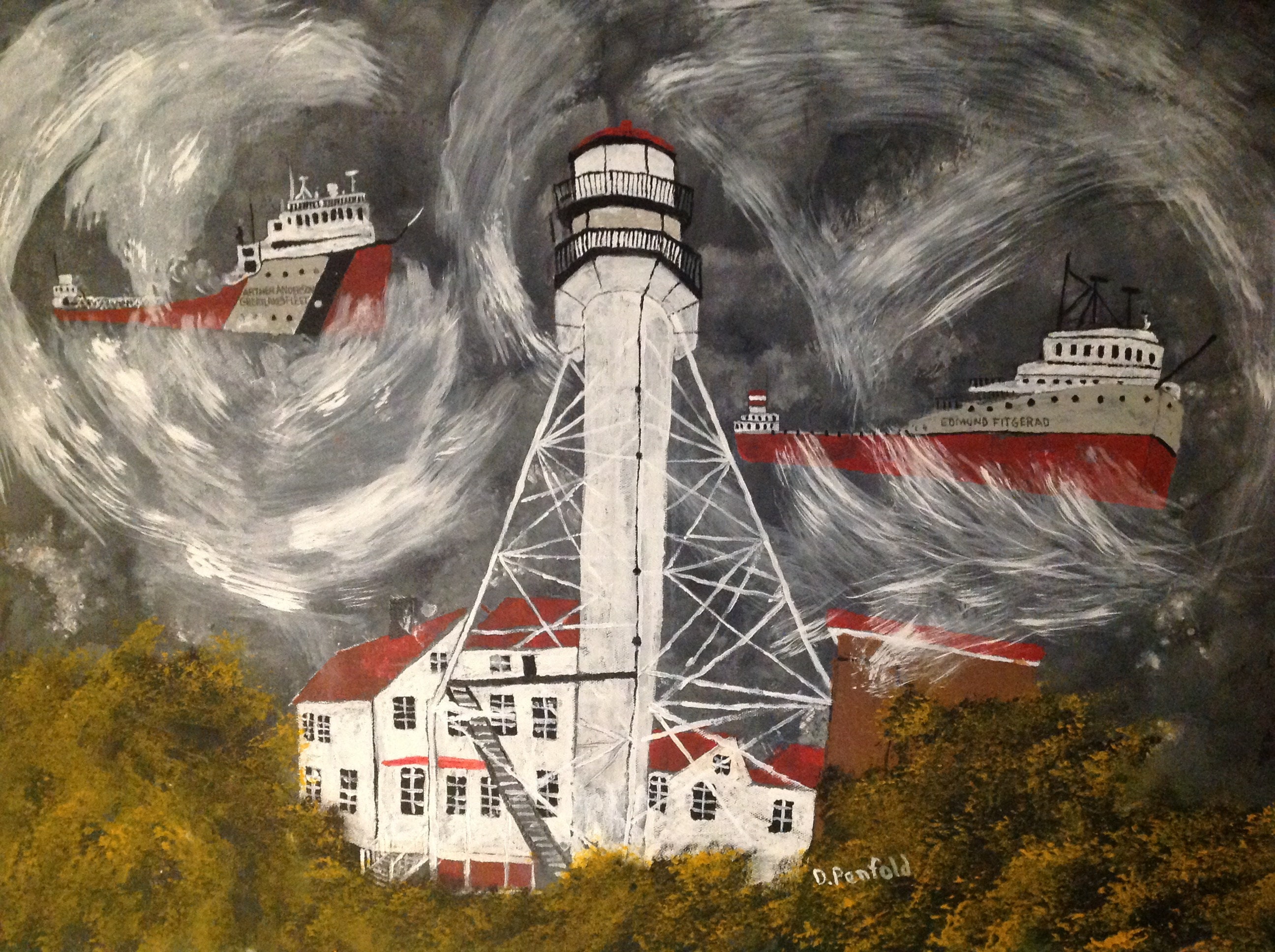 Edmund Fitzgerald Artwork… Gales of November… Print - Etsy