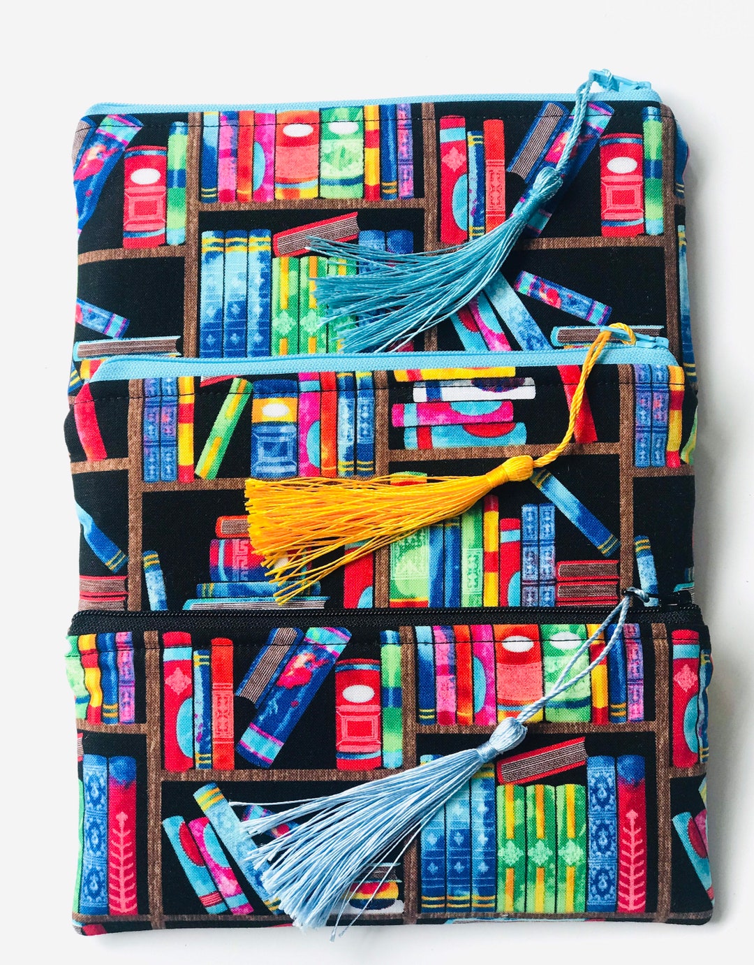 Pencil Case Padded Books Library Gifts for School Universal Bag Unique ...