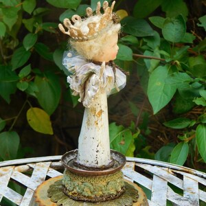 Altered Art Angel Doll, Vintage Look Winged Angel Made From Vintage ...