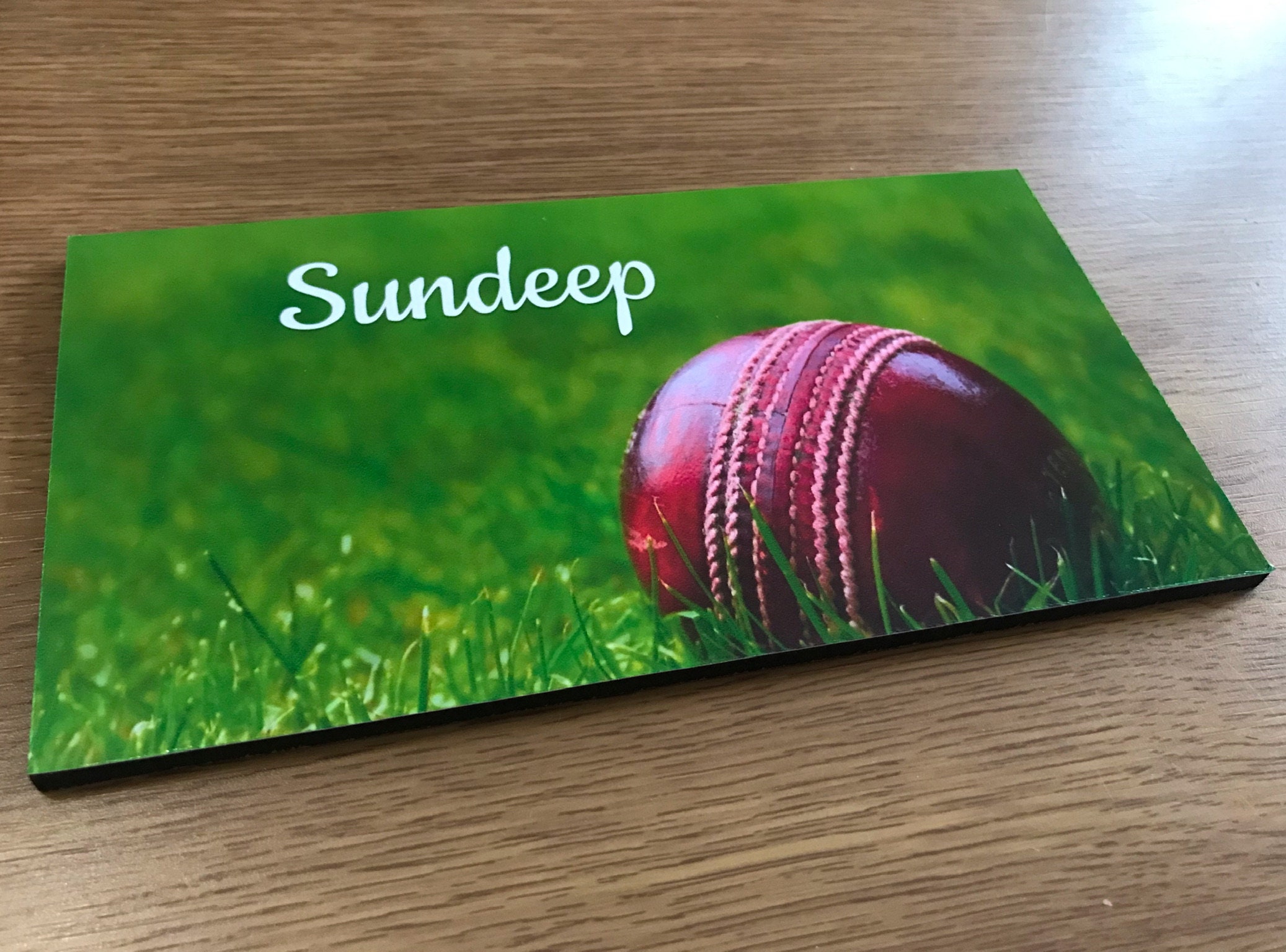 Personalised Wooden Door Signs for Your Home: Sports Theme - Etsy UK