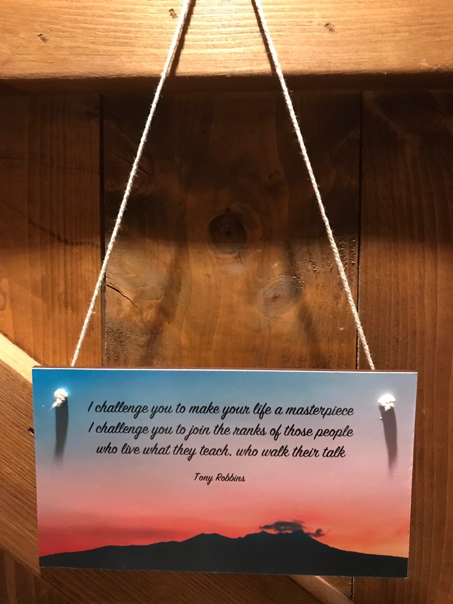 Personalised wooden door signs gift with motivational and | Etsy