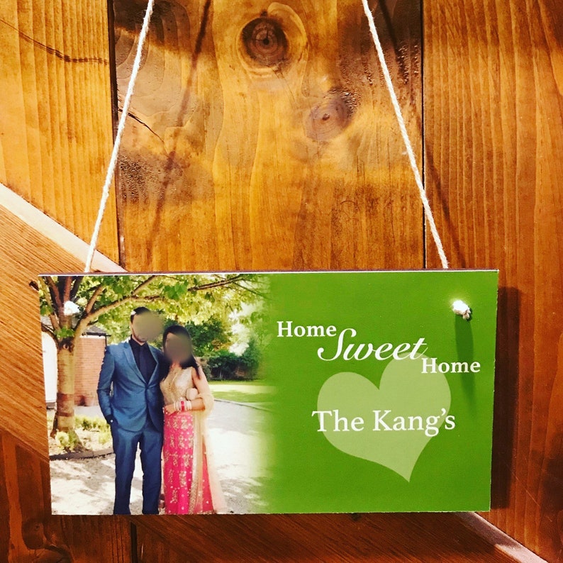 Personalised Wooden Door Signs for Your Home: Newly Weds - Etsy