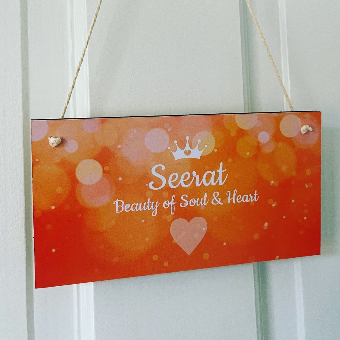 Personalised Wooden Door Signs for Your Home: Name Signs Name - Etsy