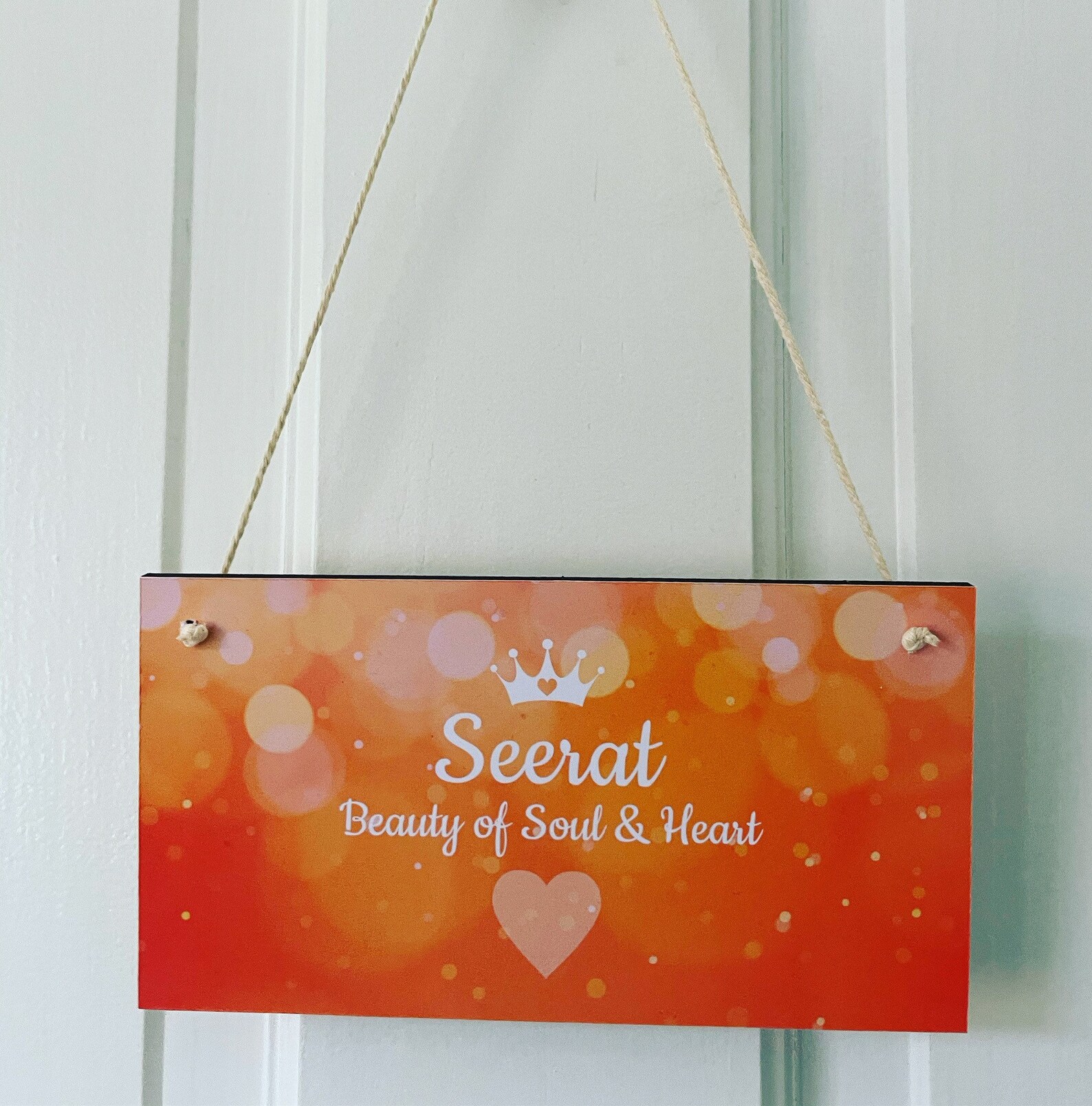 Personalised Wooden Door Signs for Your Home: Name Signs Name - Etsy