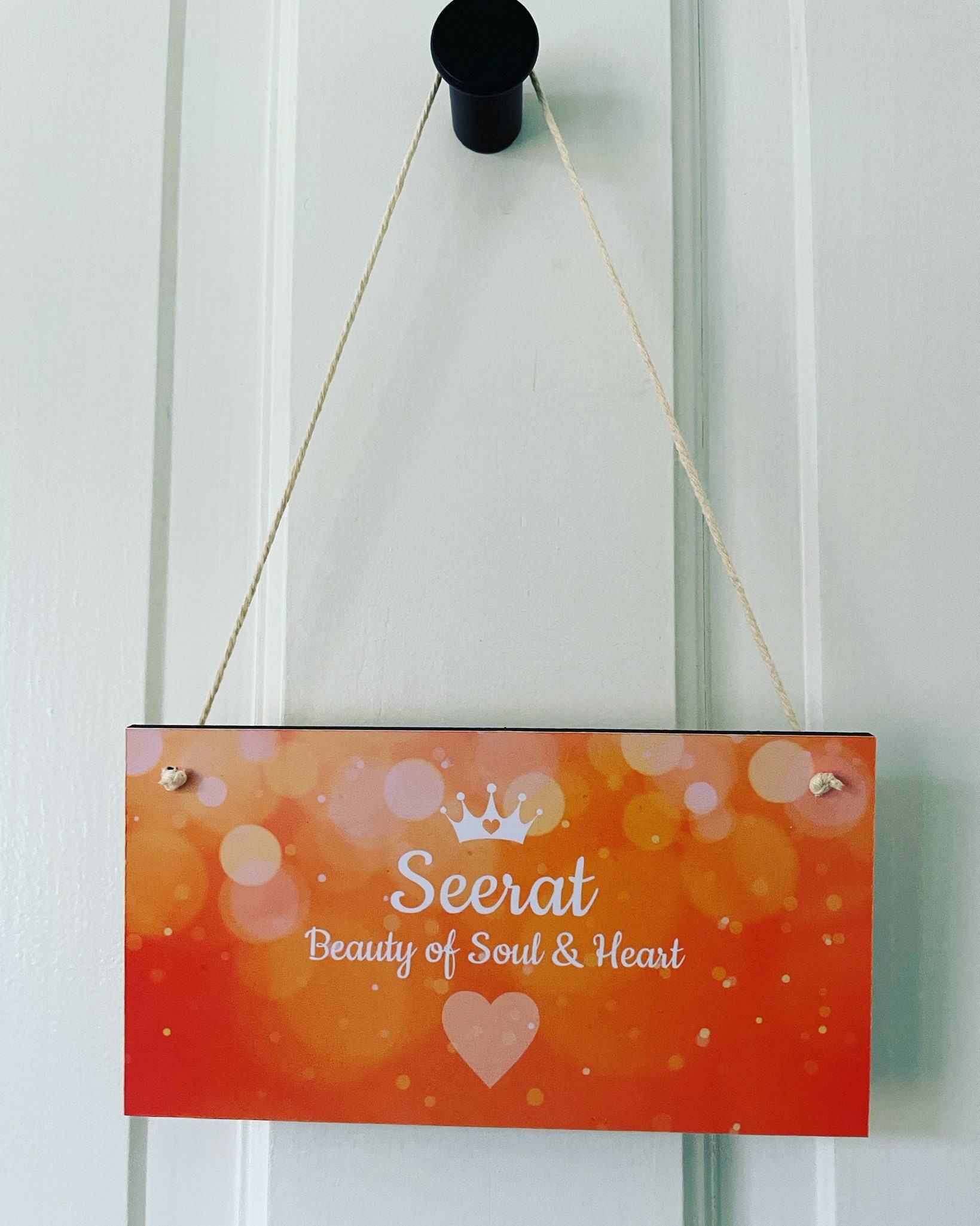 Personalised Wooden Door Signs for Your Home: Name Signs Name - Etsy