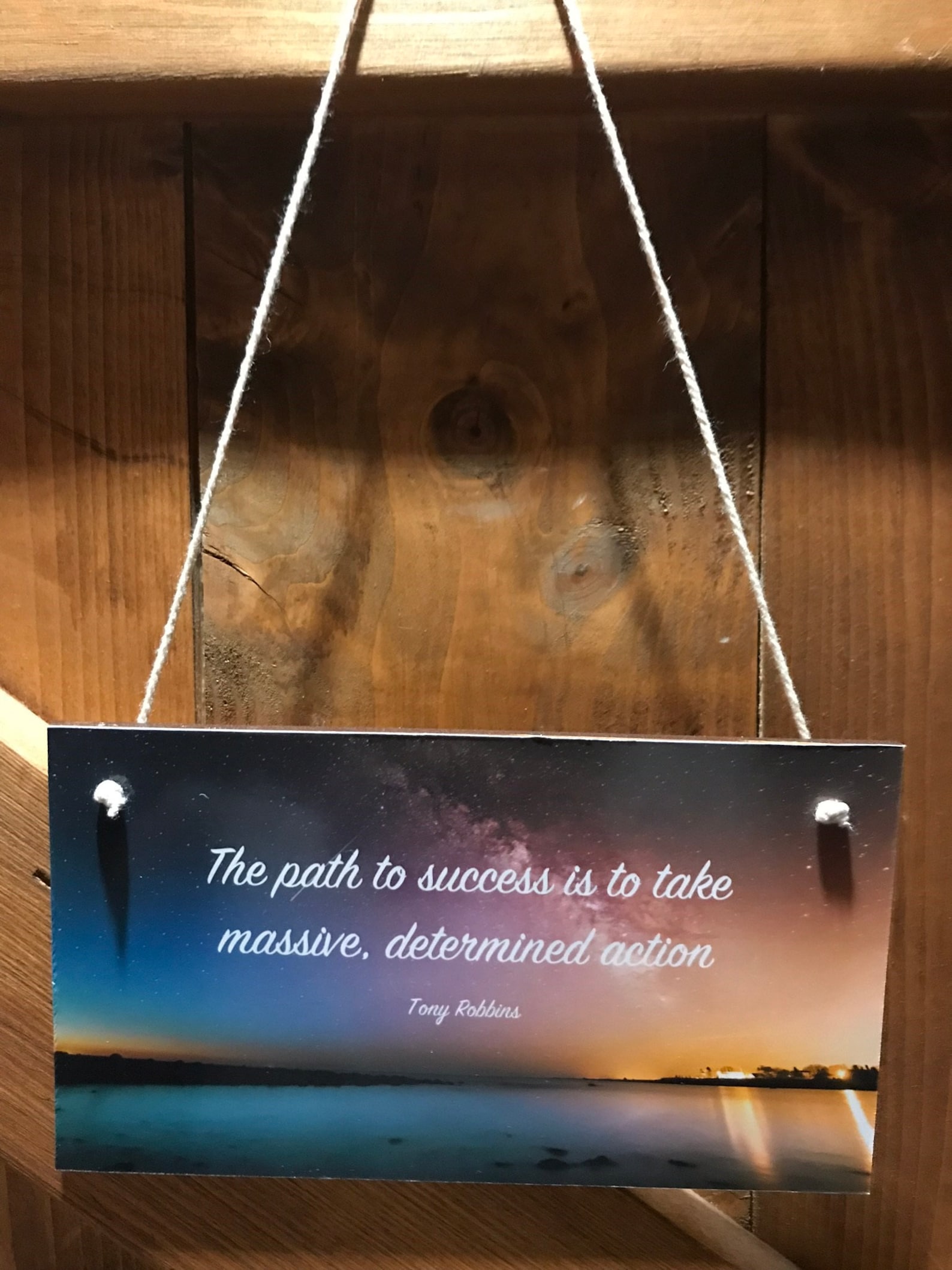 Personalised Wooden Door Signs Gift With Motivational and - Etsy