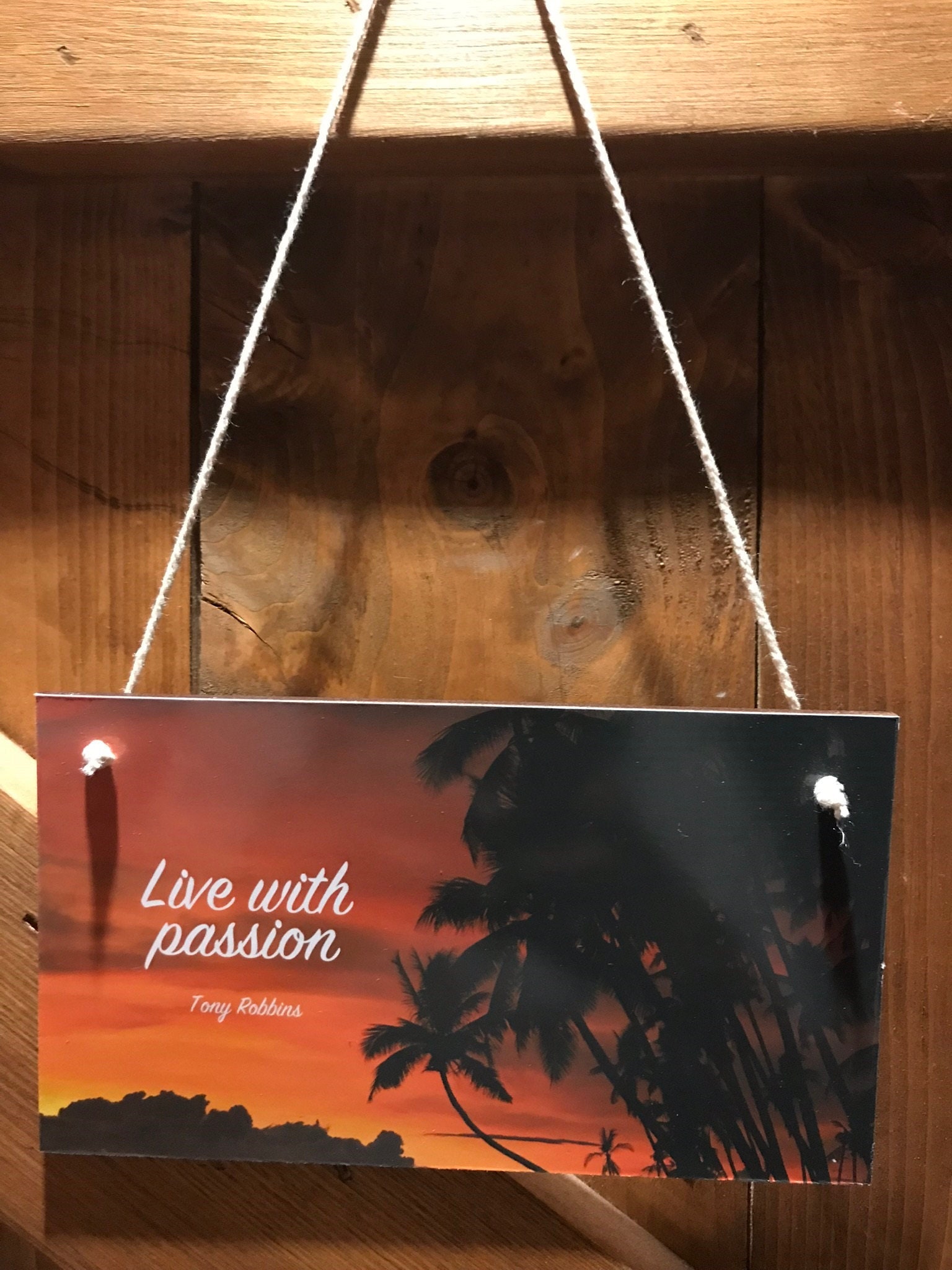 Personalised Wooden Door Signs Gift With Motivational and - Etsy