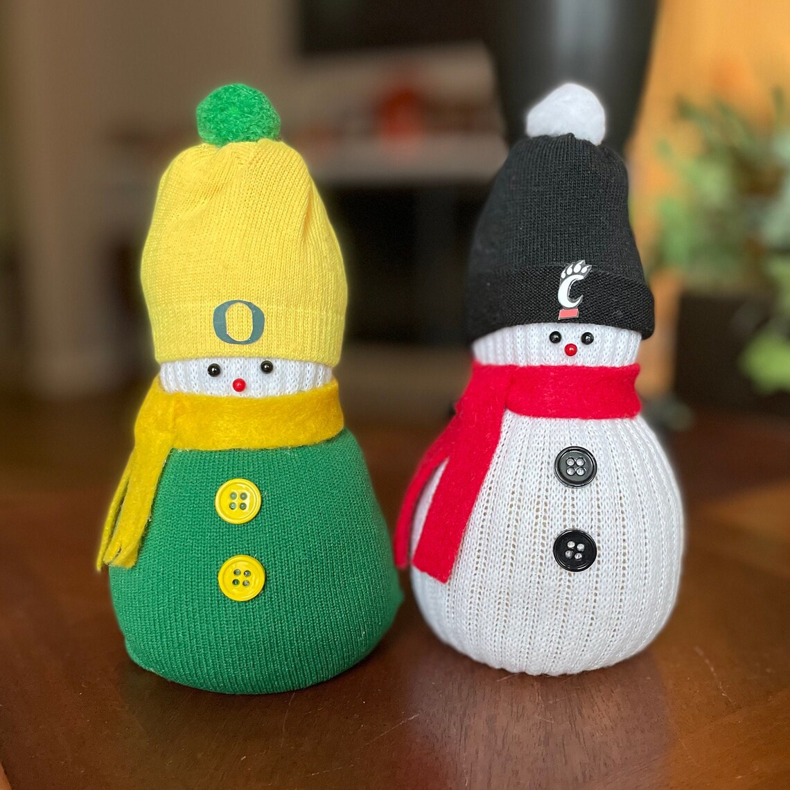 Sock Snowmen Custom COLLEGE / SCHOOL - Etsy