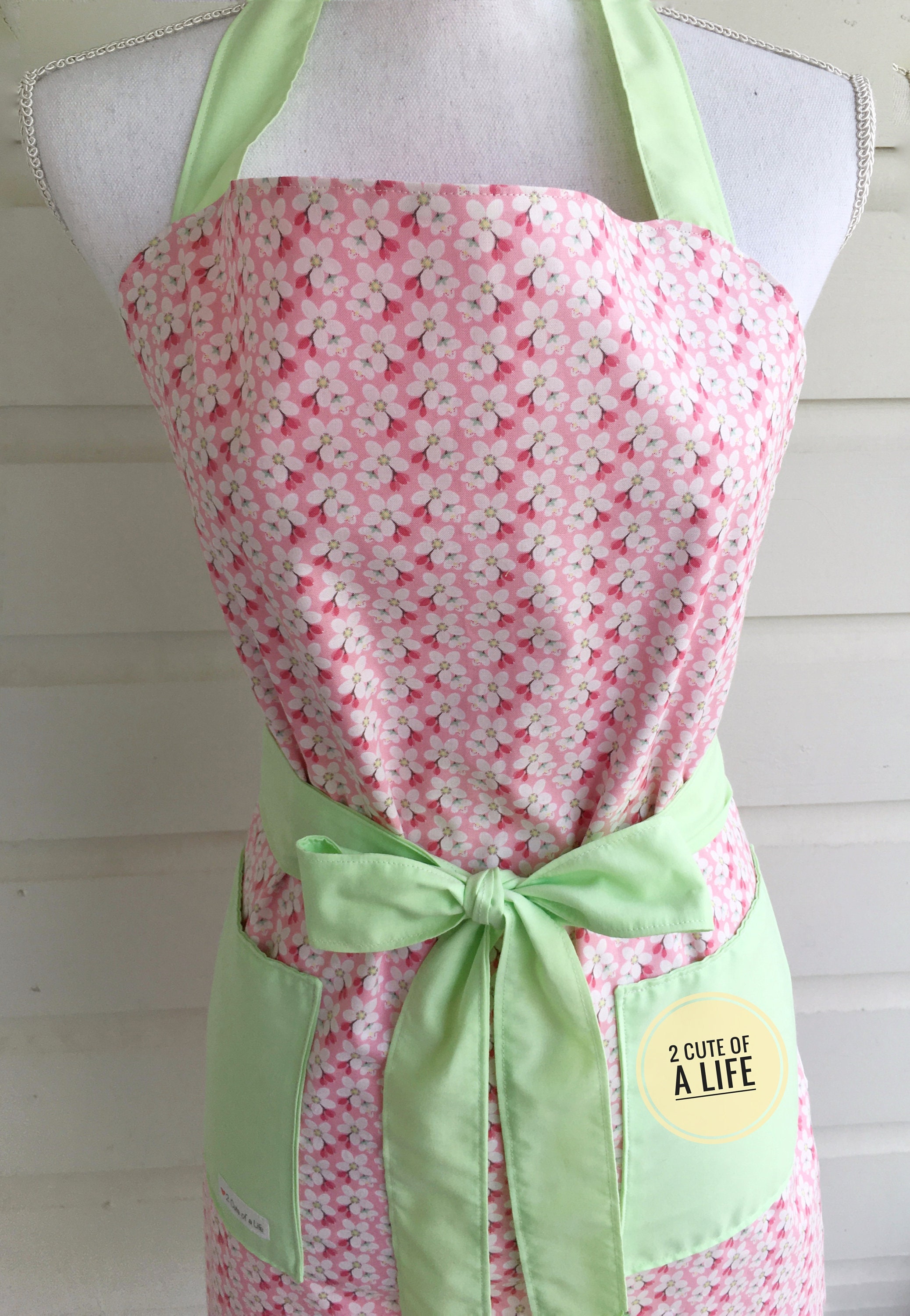 Apple Blossoms/aprons for Women/aprons for Adults/aprons for Mom/mothers Day/aprons for Baking ...
