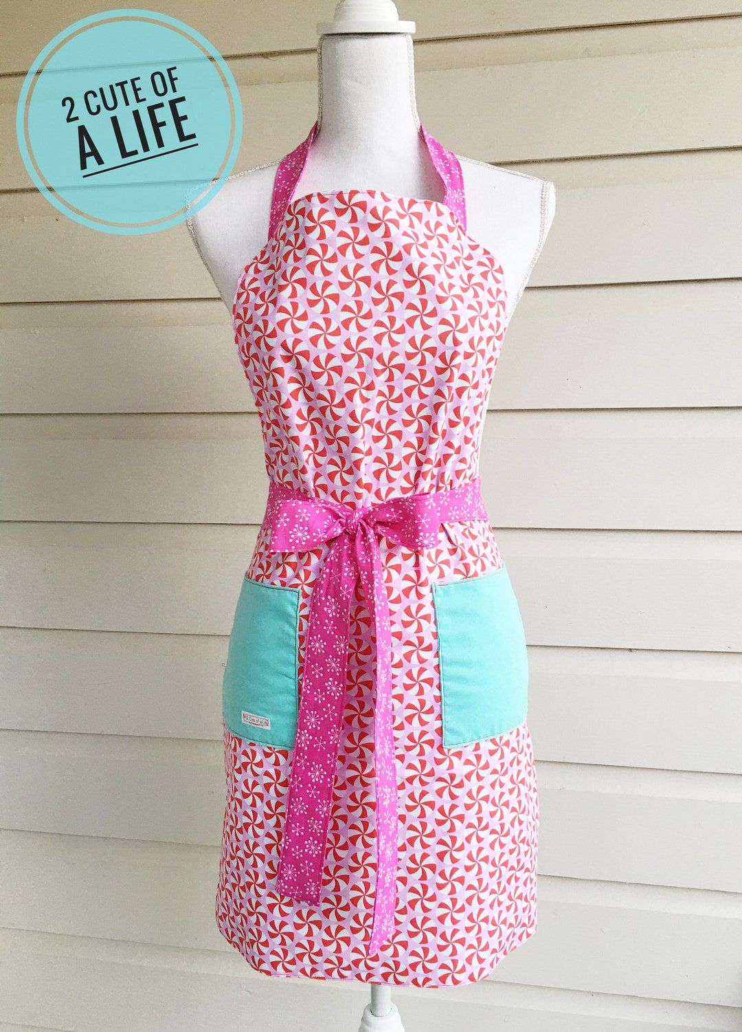 Peppermint Apron/peppermints/baking Apron/cooking Apron/kitchen Apron ...