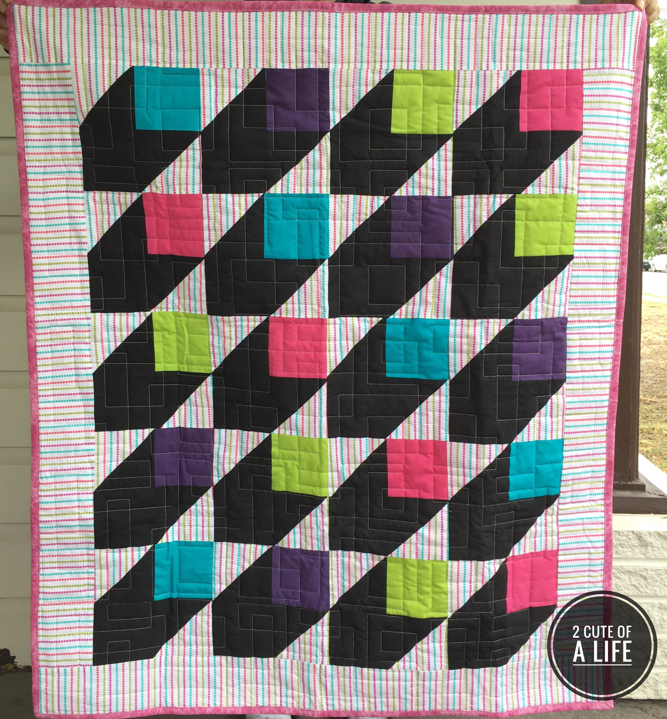 Cube 3D Quilt/baby Quilt/quilts for Newborn/3d Quilt Pattern/quilt ...
