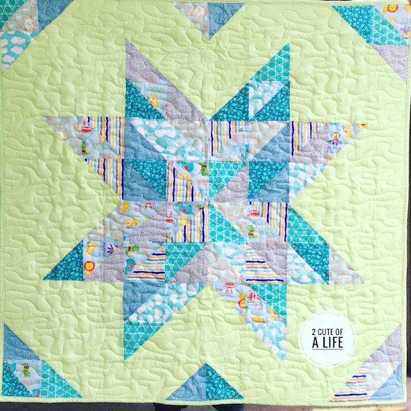 Star Baby Quilt - Etsy