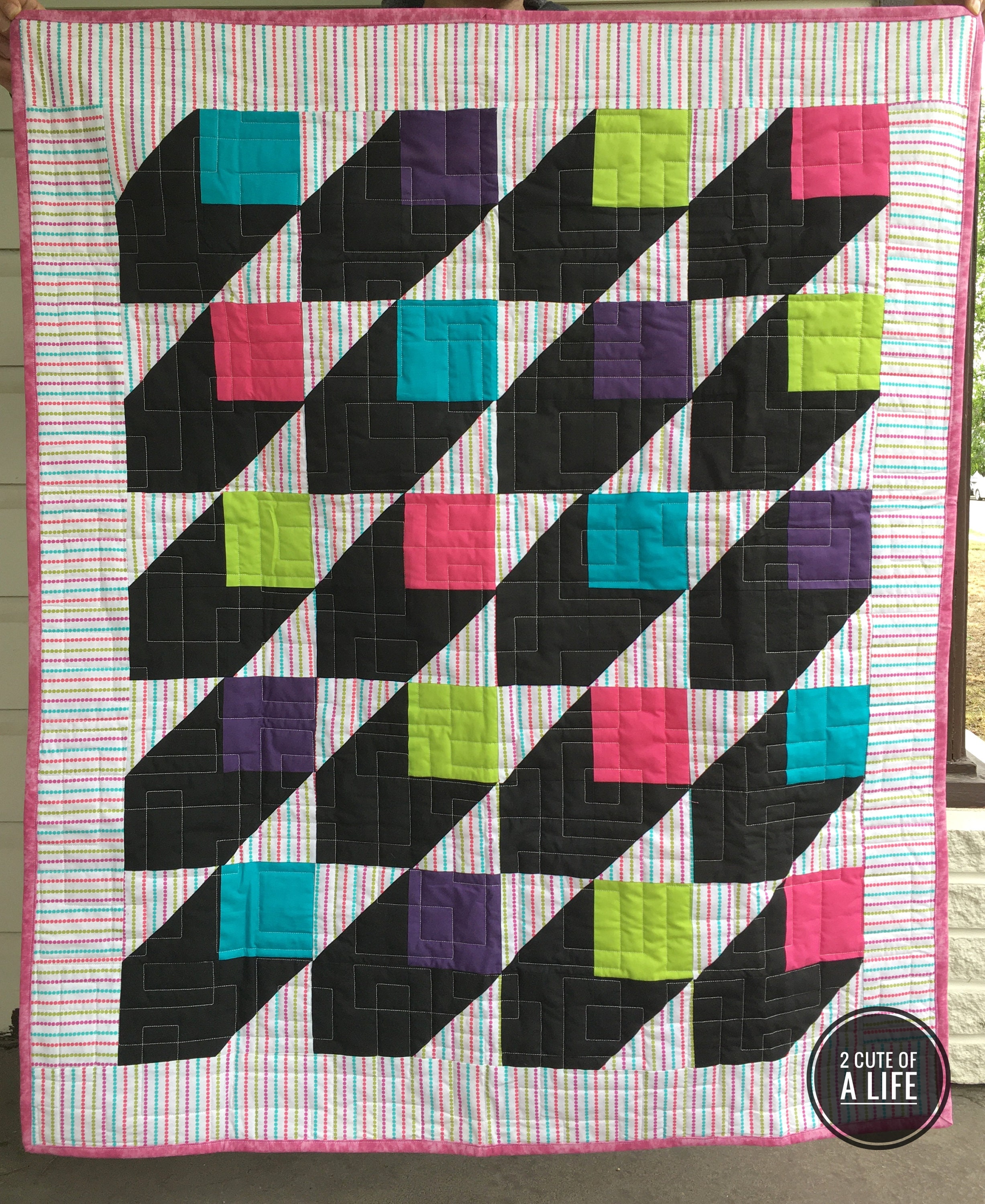 Cube 3D Quilt/baby Quilt/quilts for Newborn/3d Quilt Pattern/quilt ...