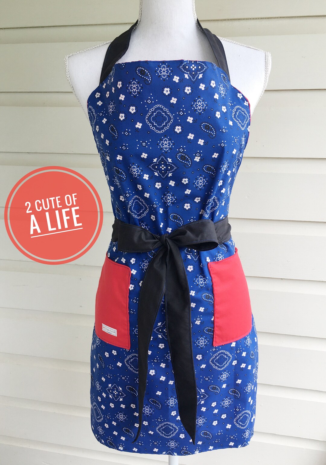 Aprons for Women/aprons for Adults/bandana Apron/fabric Apron/kitchen ...