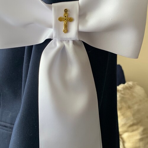 First Communion Arm Band With Cross or Chalice | Etsy
