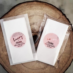 Fill Your Own Wedding Tissues // Happy Tears // Personalised Wedding ...