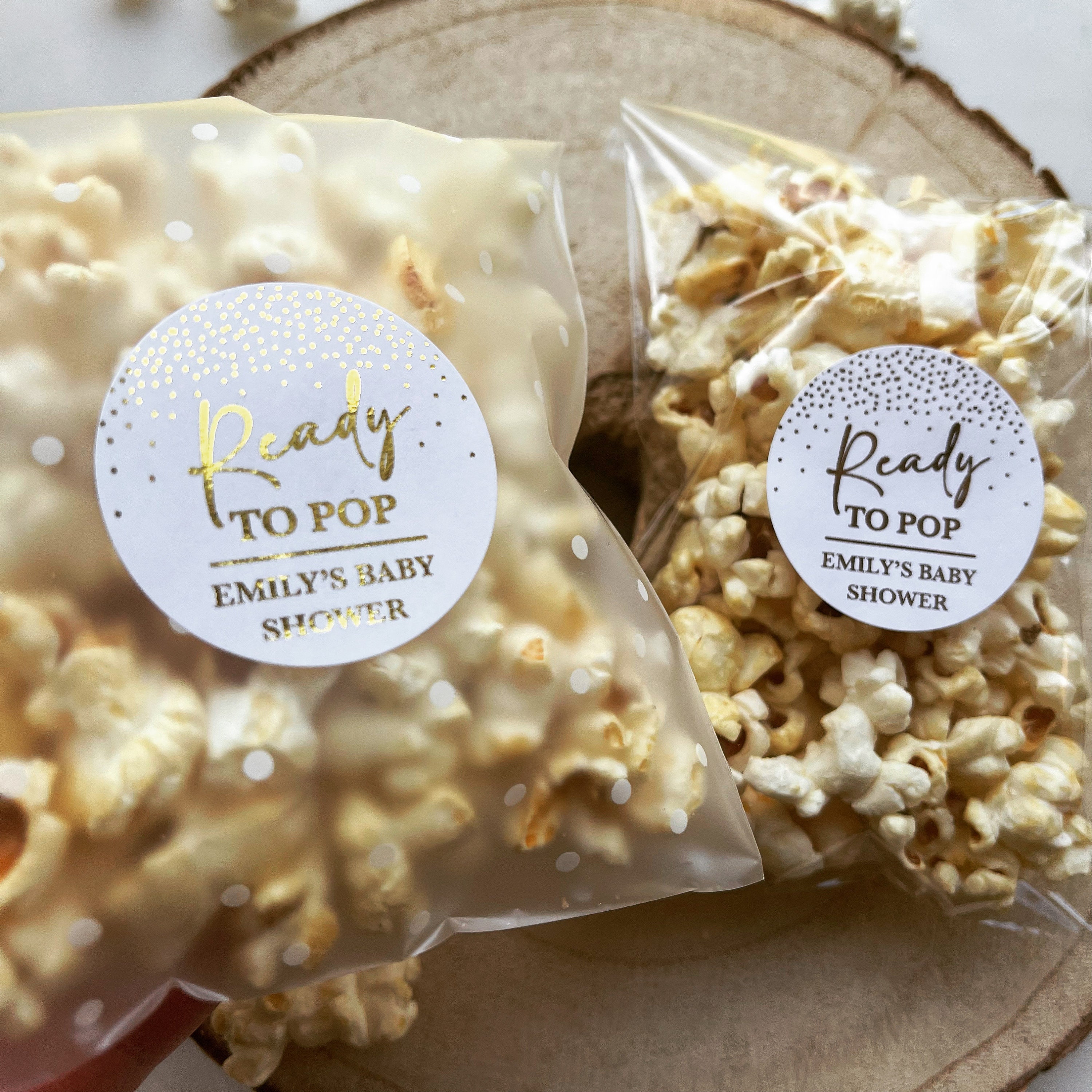 Fill Your Own Popcorn Favours // Baby Shower Favours // Ready - Etsy UK