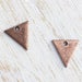Small Copper Triangle Charm 13mm / 2pc, Copper Charm, Tribal Charm ...