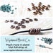 Bronze Cornflake Drop Charm 18mm / 4pc Antique Copper - Etsy