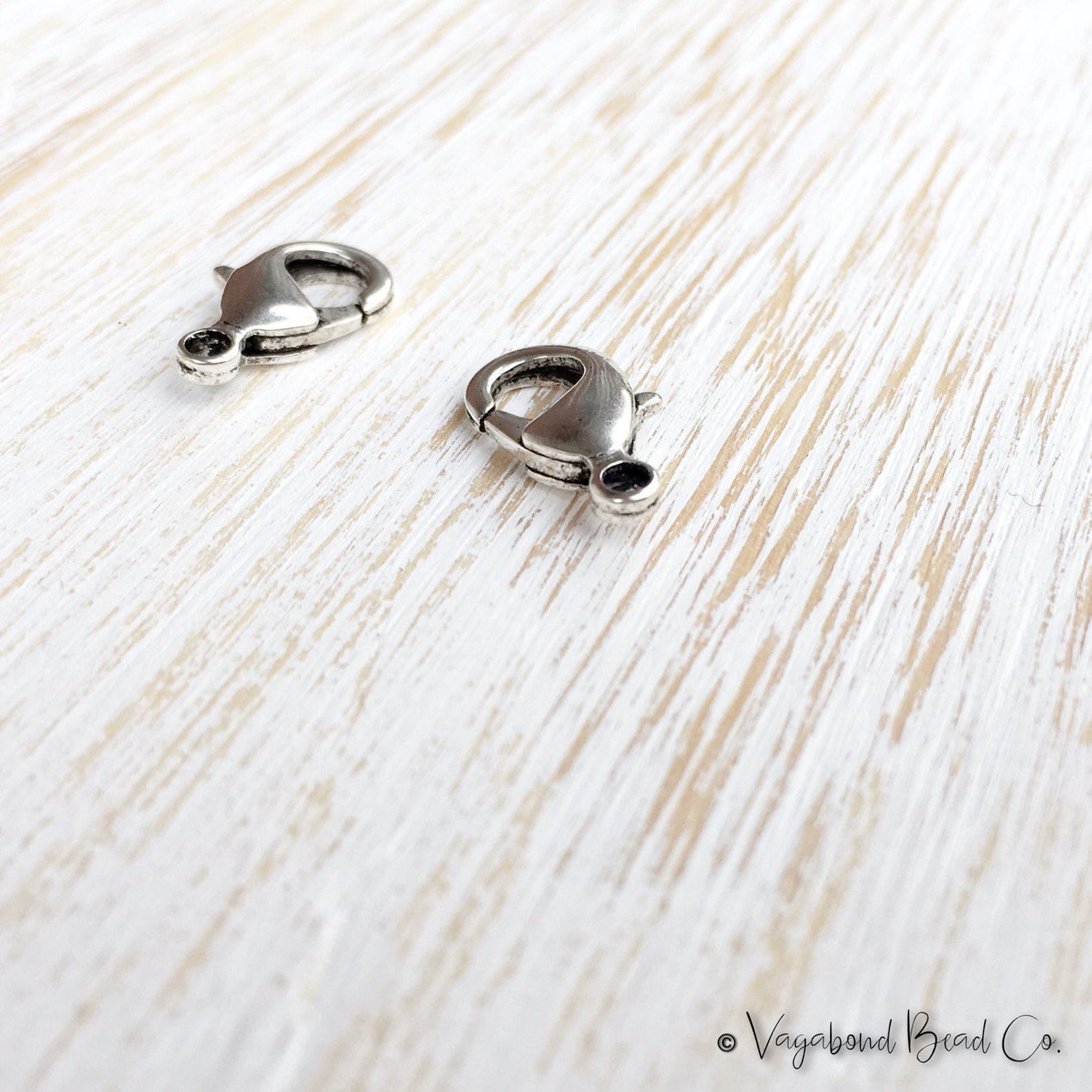 Antique Fine Silver Lobster Clasps 15mm / 3pc Silver Plated - Etsy