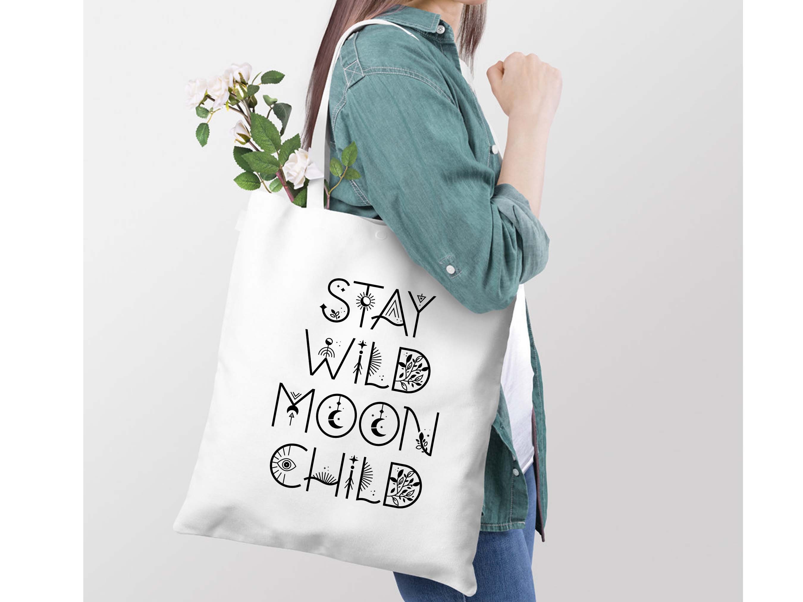 SVG Cut Out Files Stay Wild Moon Child Witchy Spiritual - Etsy