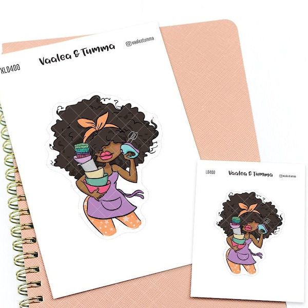 Take It Easy Large / Extra Large Planner Stickers nia/brown Skin, L0492 ...