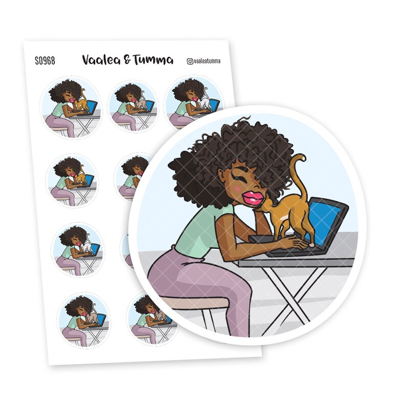 Planner Stickers Nia Home is Where the Cat Is S0968/S0987. - Etsy