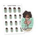 Planner Stickers zuri Work Hard. Dream Big, S0873/s0897/s0873blue ...