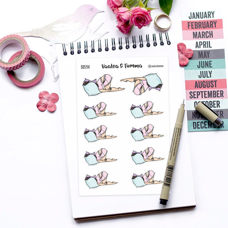 Planner Stickers it's Time to Relax Nia - Etsy