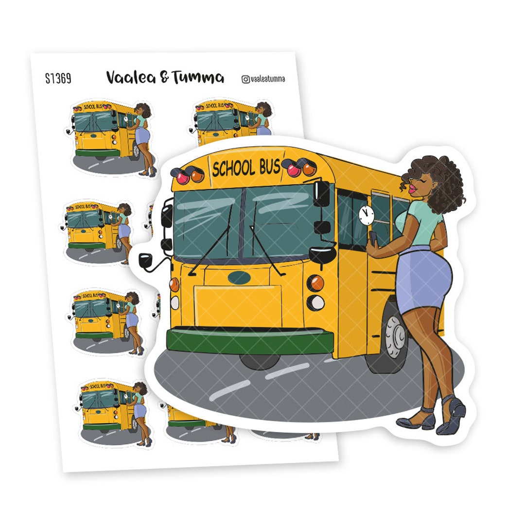 School Bus Planner Stickers: Effortlessly Organize Your Morning Wait ...