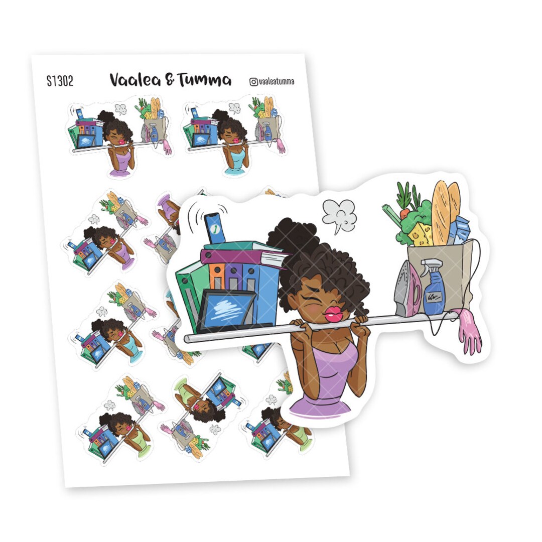 Find Relief and Motivation With Heavy Burden Planner Stickers, Nia ...