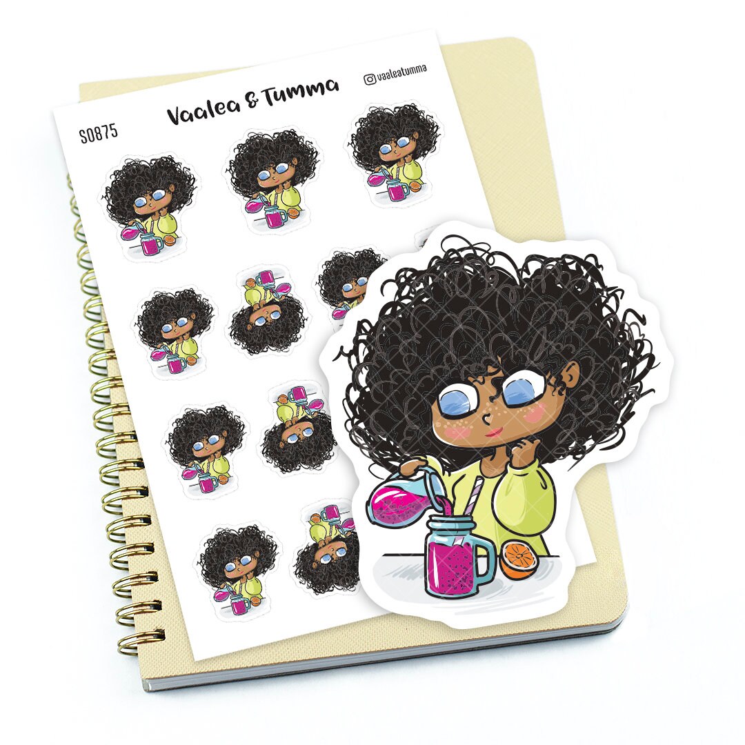 Planner Stickers zuri Drink Smoothie and Make - Etsy