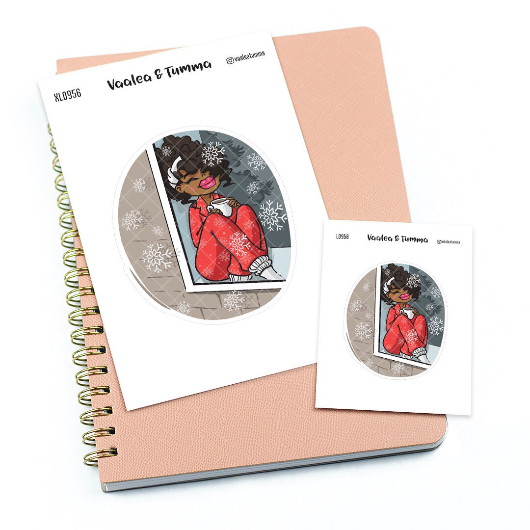 Large Planner Stickers / Extra Large Let It Snow, Nia Stickers/brown ...