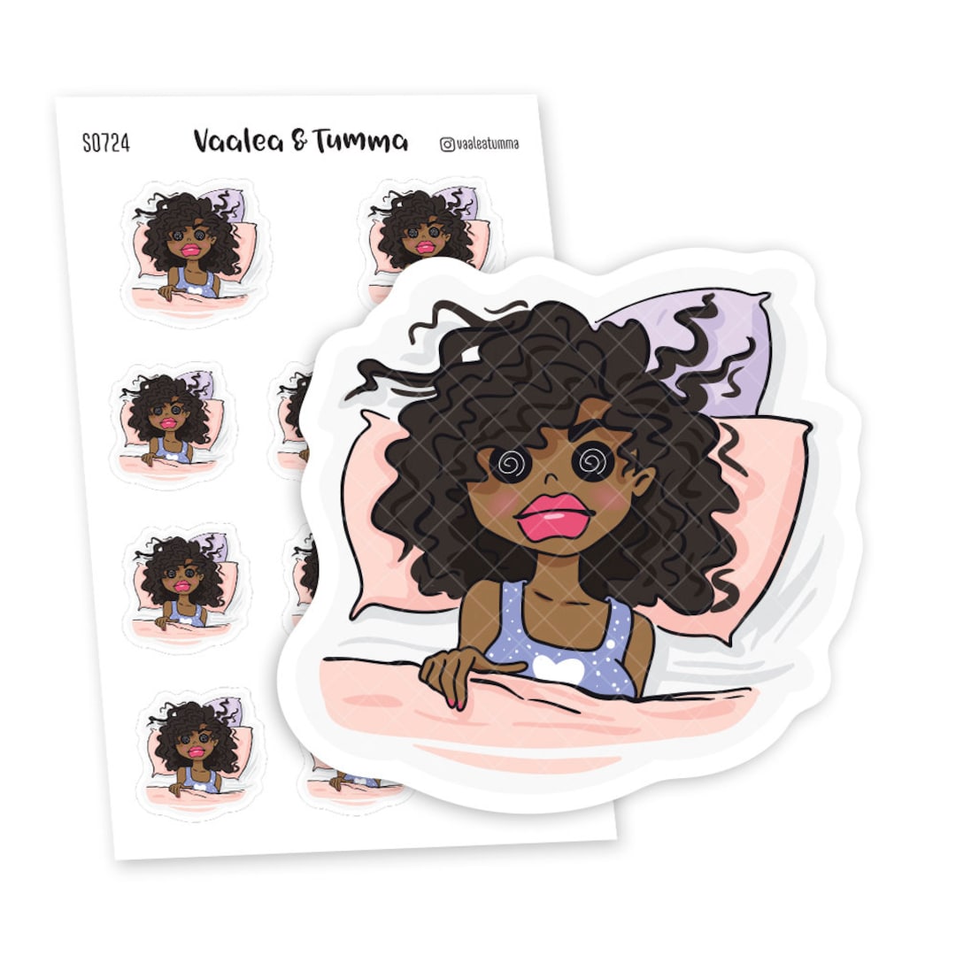 Insomnia Planner Stickers, Nia - S0724/S0736, Anxiety Stickers - Etsy