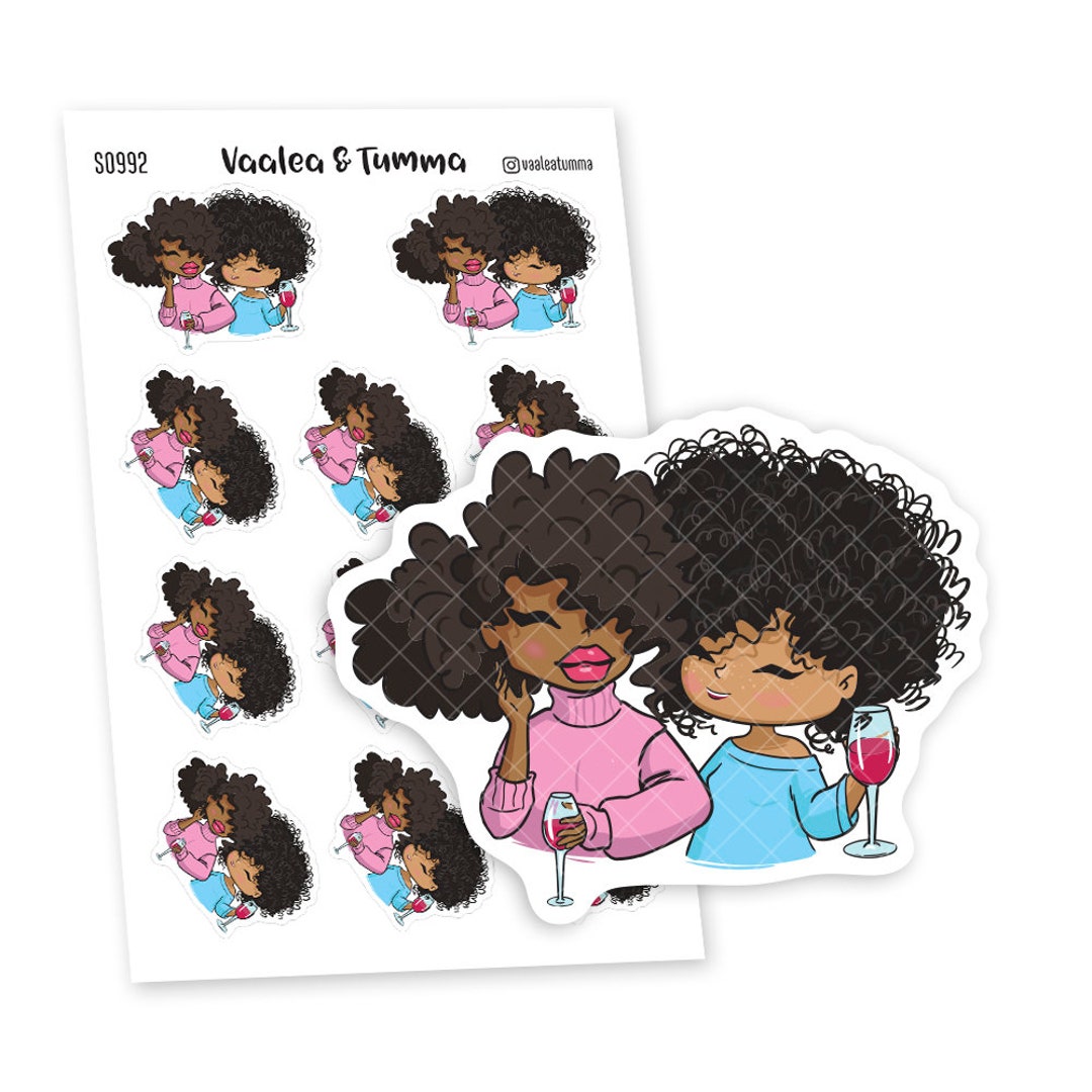 Kawaii Girlfriends Planner Stickers, Party Time - Etsy