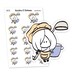 Outlined Full Box Planner Stickers Full Box Planner Stickers - Etsy